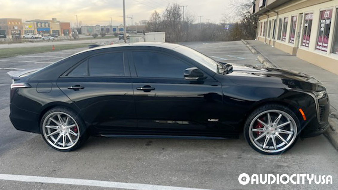 2020 Cadillac CT4-V on 20" Ferrada Wheels CM2 Silver Machined with Chrome Lip | Gallery ...