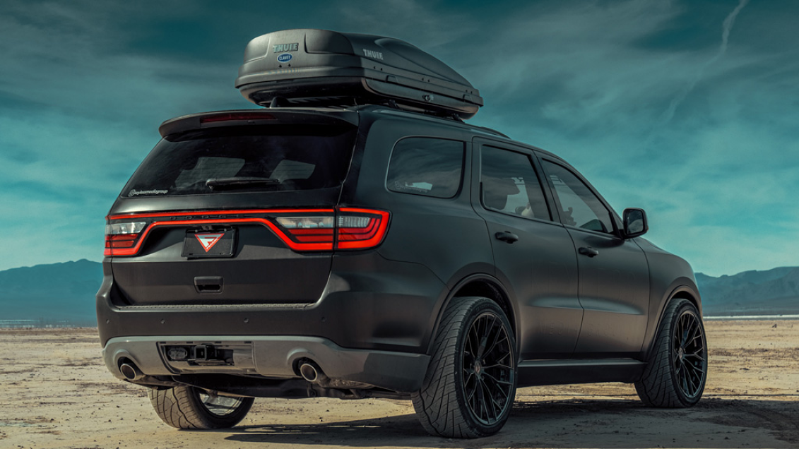 2021 Dodge Durango on 22" Ferrada Wheels F8-FR9 Obsidian Black ...