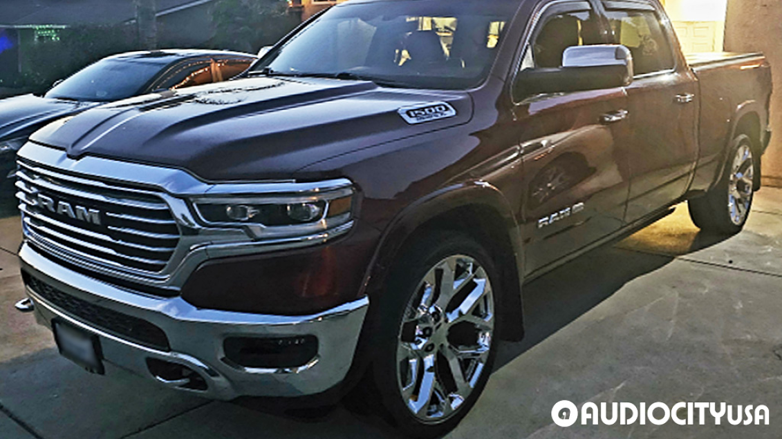 2019 RAM 1500 on 24" OEM Replica Wheels Snowflake Chrome | Gallery ...