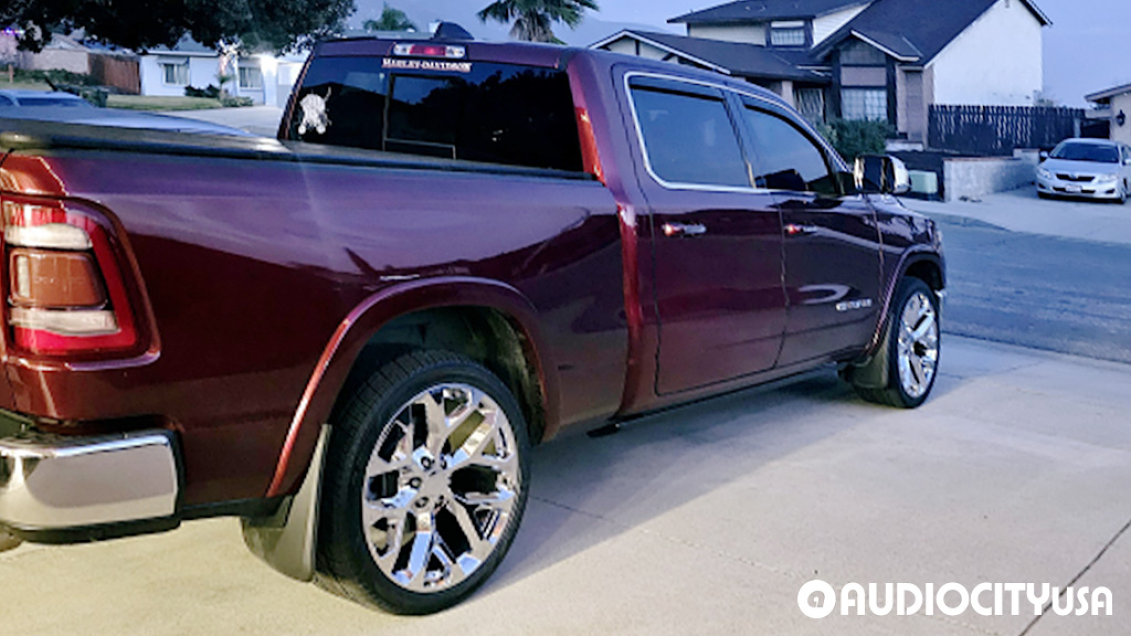 2019 RAM 1500 on 24" OEM Replica Wheels Snowflake Chrome | Gallery ...