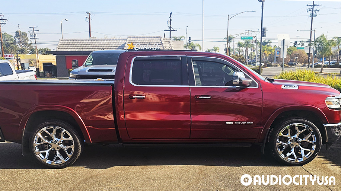 2019 RAM 1500 on 24" OEM Replica Wheels Snowflake Chrome | Gallery ...