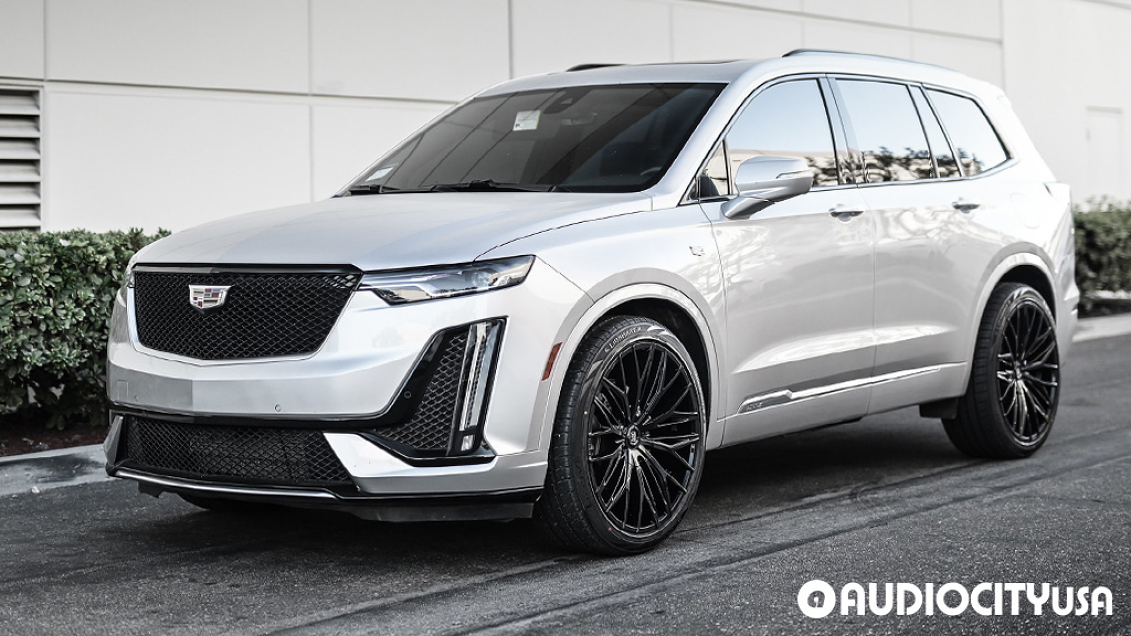 2020 Cadillac XT6 on 22" Lexani Wheels Aries HD Gloss Black | Gallery ...