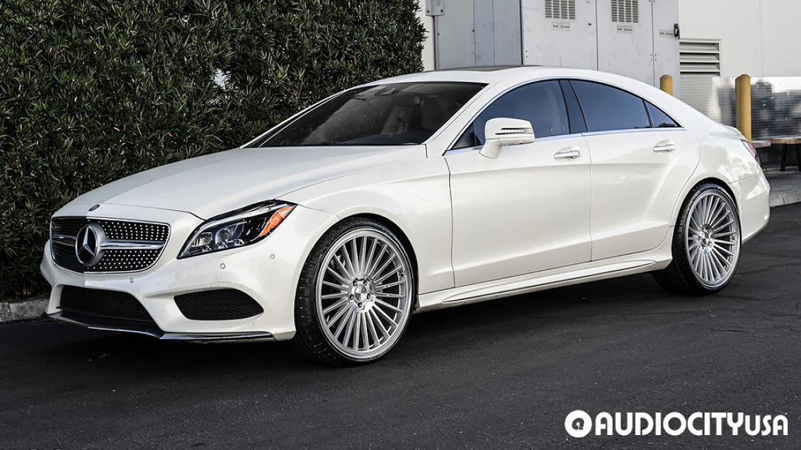 2016 Mercedes-Benz CLS-Class on 22" Koko Kuture Wheels Parlato Spindle ...