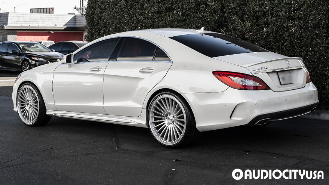 2016 Mercedes-Benz CLS-Class on 22" Koko Kuture Wheels Parlato Spindle ...