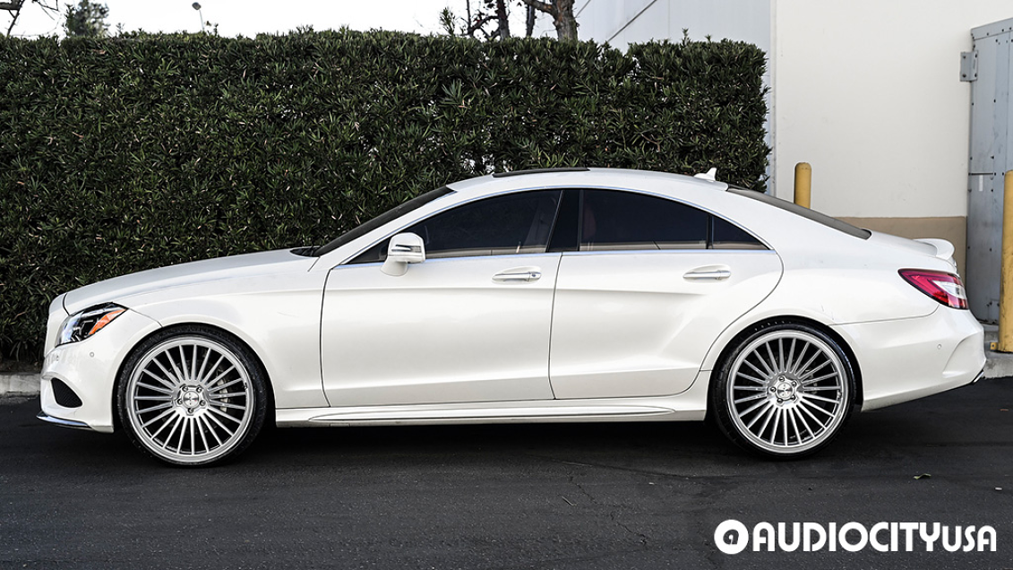 2016 Mercedes-Benz CLS-Class on 22" Koko Kuture Wheels Parlato Spindle ...