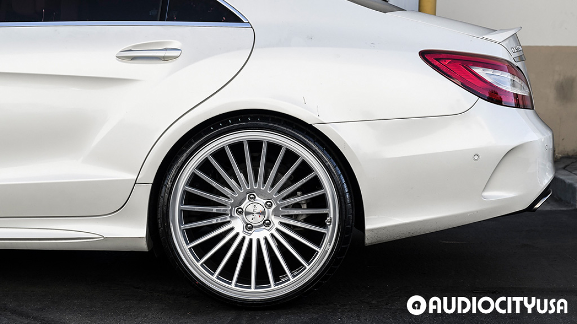 2016 Mercedes-Benz CLS-Class on 22" Koko Kuture Wheels Parlato Spindle ...