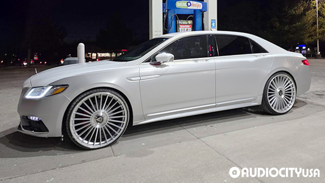 2020 Lincoln Continental on 24" Azad Wheels AZ25 Chrome | Gallery ...