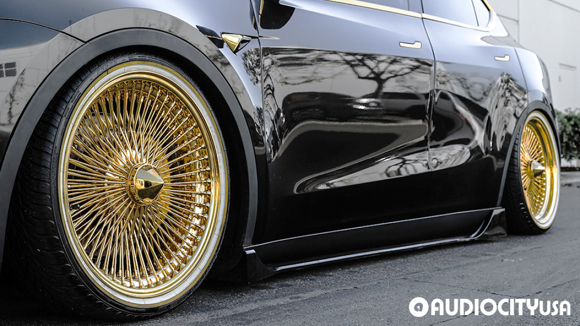 2022 Tesla Model Y LA Wire FWD 150-Spoke Straight Lace 20 inch Wheels ...