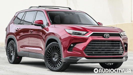 2024 Toyota Grand Highlander on 22" Curva Wheels C48 Gloss Black ...