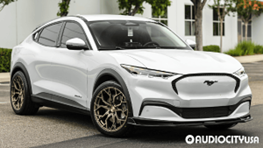 2024 Ford Mustang Mach-E on 24" Dub Wheels Suave S140 Chrome | Gallery ...