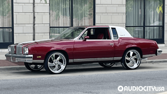 1984 Oldsmobile Cutlass on 13" LA Wire Wheels Reverse 100-Spoke ...