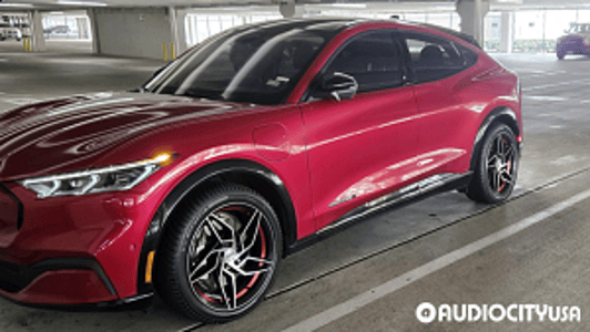 2024 Ford Mustang Mach-E on 24" Dub Wheels Suave S140 Chrome | Gallery ...