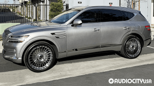2025 Genesis GV80 on 22" Strada Wheels Martello - Floating Cap Gloss ...