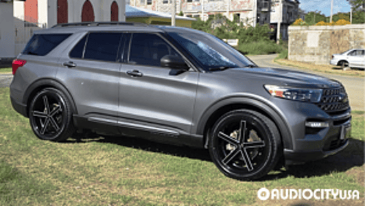 2021 Ford Explorer on 22" Ferrada Wheels CM2 Gloss Black - Custom ...