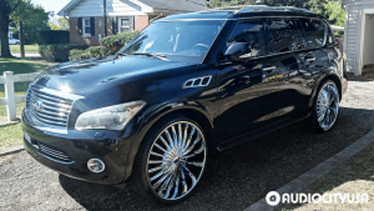 2011 Infiniti QX56 on 26" Borghini Wheels B15 Chrome | Gallery ...