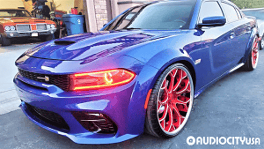 2020 Dodge Charger SRT Widebody on 20" Ferrada Wheels CM2 Silver ...