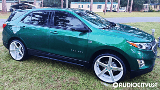 2015 Chevrolet Equinox on 22" Strada Wheels Huracan Gloss Black ...