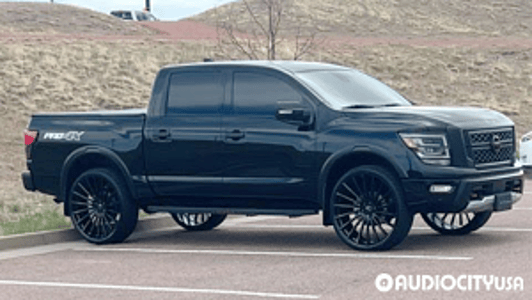 2018 Nissan Titan on 24" Borghini Wheels B15 Chrome | Gallery ...