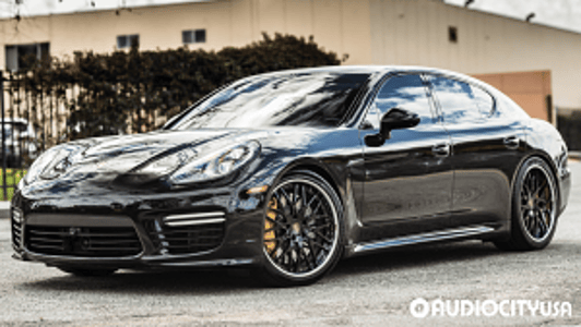 2019 Porsche Panamera on 22" Ferrada Wheels FR2 Matte Bronze with Gloss ...