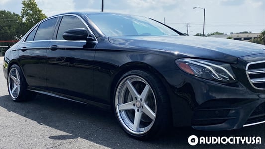 2011 Mercedes-Benz E-Class on 20" Verde Wheels V39 Parallax Matte ...