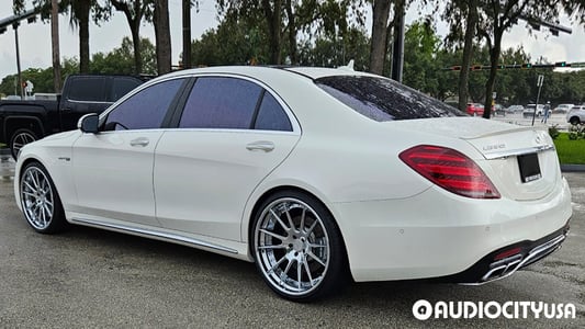 2008 Mercedes-AMG S-Class AMG on 20" EMR Wheels EM2 Black Machined ...