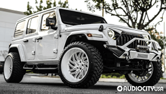 2017 Jeep Wrangler on 20" XD Wheels XD825 Buck Gloss Black Milled ...