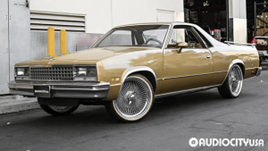 1986 Chevrolet El Camino on 22" LA Wire Wheels Standard 150-Spoke ...