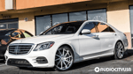 2018 Mercedes-Benz S-Class on 22" Azad Wheels AZ23 Silver Machined with ...