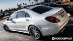 2018 Mercedes-Benz S-Class on 22" Azad Wheels AZ23 Silver Machined with ...