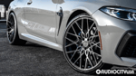 2020 BMW M8 on 22" XO Wheels Phoenix Gunmetal with Brushed Face ...