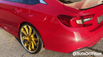 2021 Honda Accord on 22" AZAD Wheels AZ1101 Gold Brush with Chrome SS ...