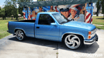 1989 Chevrolet C1500 on 22" Strada Wheels Retro 5 Brushed Silver Milled ...