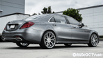 2018 Mercedes-Benz S-Class on 22" AZAD Wheels AZ99 Silver with Chrome ...