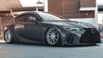 2022 Lexus IS Series on 19" Ferrada Wheels FR4 Silver Machined with ...