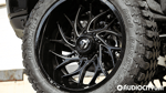 2022 GMC Sierra 1500 on 24" Fuel Off-Road Wheels D741 Runner Gloss ...