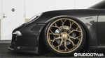 2013 Porsche 911 on 20" Stance Wheels SF10 Brushed Dual Bronze ...