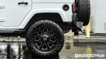 2017 Jeep Wrangler on 20" XD Wheels XD825 Buck Gloss Black Milled ...