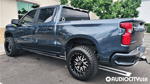 2019 Chevrolet Silverado 1500 on 20" TIS Wheels 544MB Gloss Black with ...