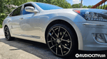 2011 Hyundai Equus on 22" Lexani Wheels Stuttgart Black with Machined ...