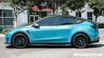 2020 Tesla Model Y on 22" Lexani Wheels Newport-XL Gloss Black ...