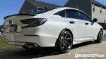 2018 Honda Accord on 22" Massiv Wheels 920 Turbino Chrome with Black ...