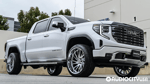 2023 GMC Sierra 1500 on 24" Moto Metal Wheels MO811 Combat Chrome ...