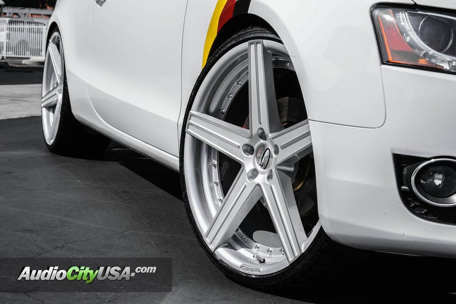 Audi A5 Quattro | 22" Giovanna Wheels Dublin 5 Silver machine rims ...