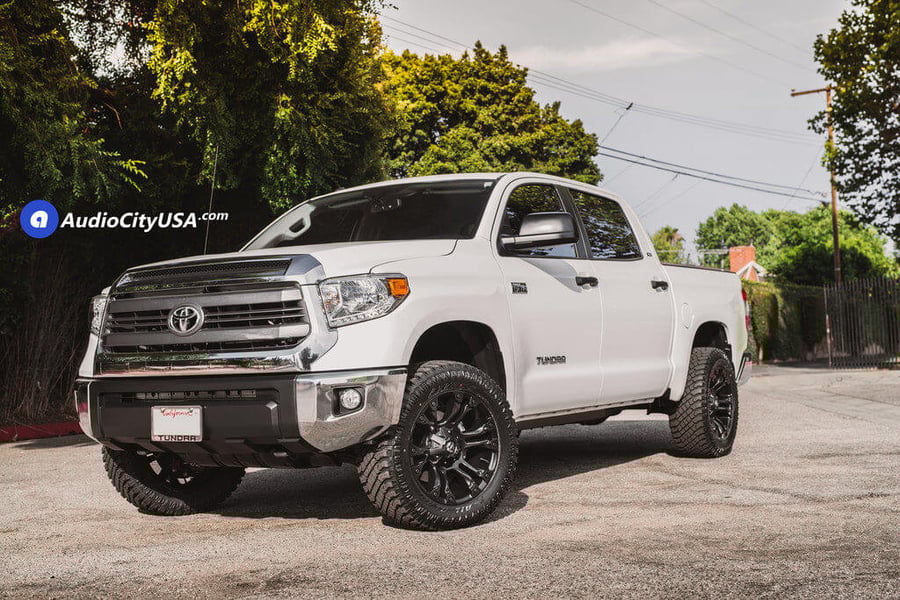20″ Fuel Off-Road Wheels D560 Vapor Matte Black Rims For 2016 Toyota Tundra