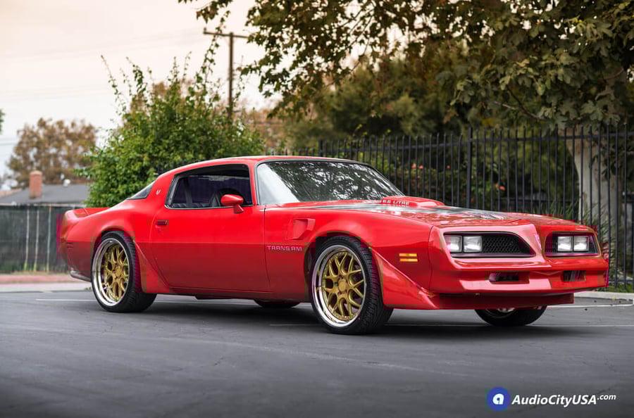 20" Rennen Wheels CSL 2 Gold Face Chrome Step Lip | 1979 Pontiac ...