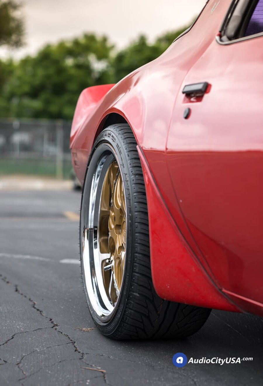 20" Rennen Wheels CSL 2 Gold Face Chrome Step Lip | 1979 Pontiac ...