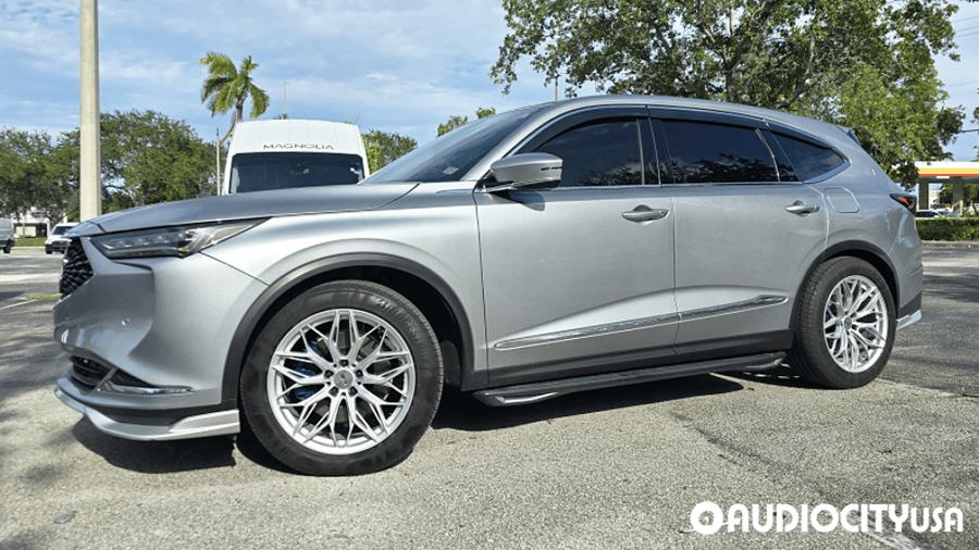 2022 Acura MDX on 20" Shift Wheels Splitter Silver | Gallery | AudioCityUSA