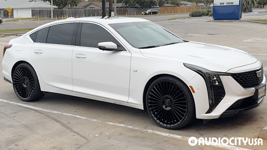 2025 Cadillac CT5 on 22" Gianelle Wheels Cabo Gloss Black | Gallery ...