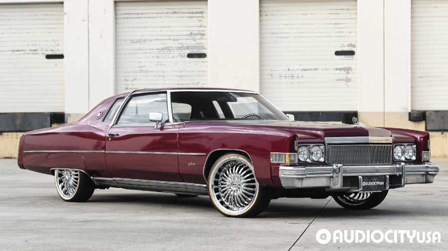 1974 Cadillac Eldorado on 20" Strada Wheels Spina Chrome | Gallery ...