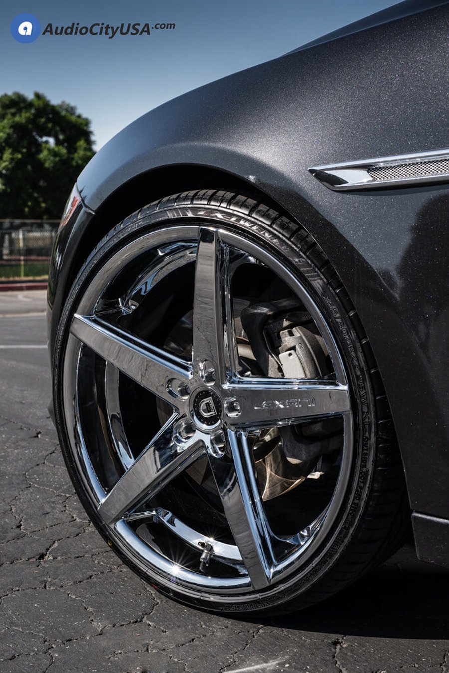 22″ Lexani Wheels R-Four with Chrome Rims & Lexani Tires LX-Twenty for a 2013 Jaguar XJ | Audio ...